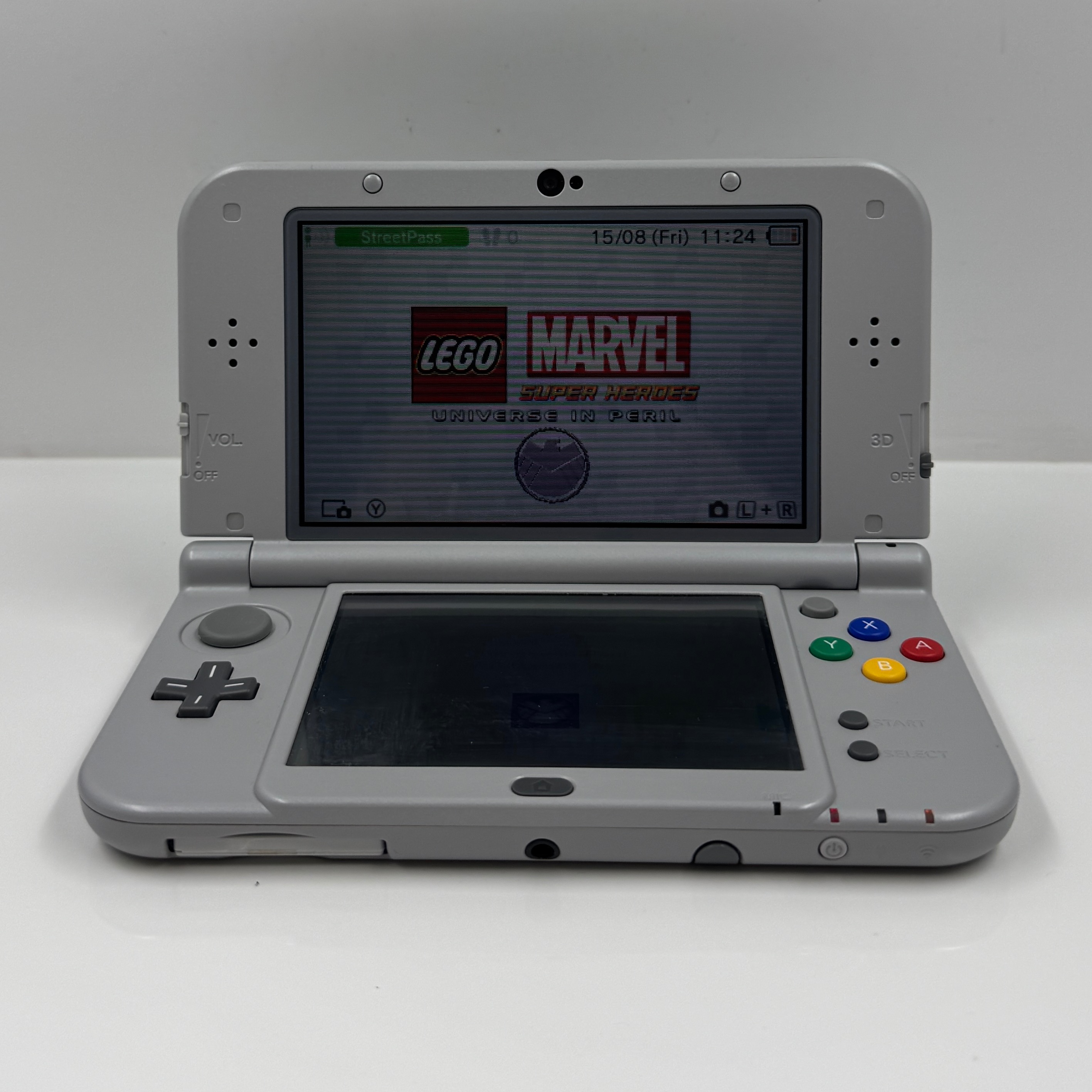 Pre-owned NINTENDO 3DS XL SNES EDITION GREY CONSOLE - Own4Less